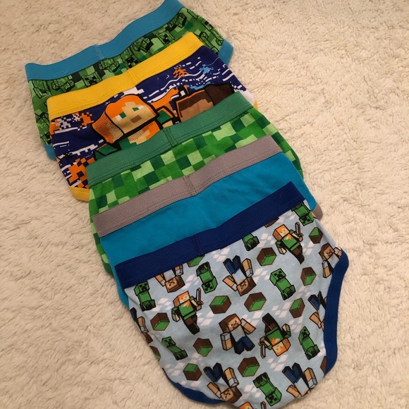 Minecraft | Accessories | Nwot Boys Minecraft Briefs Size 6 | Poshmark